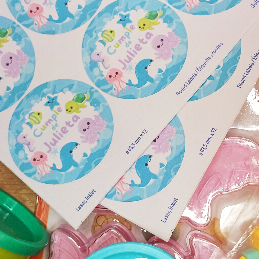 Sea Animals Labels – PrinterFairy
