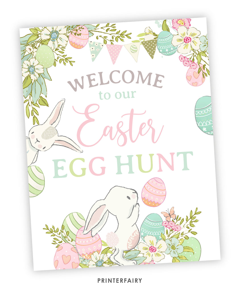 Easter Welcome Sign | PrinterFairy