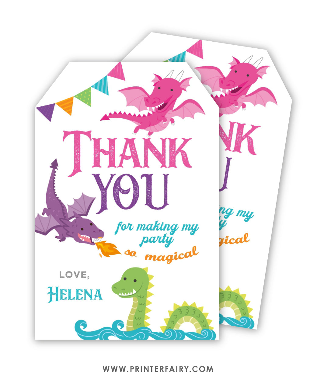 Dragon Favor Tags – PrinterFairy