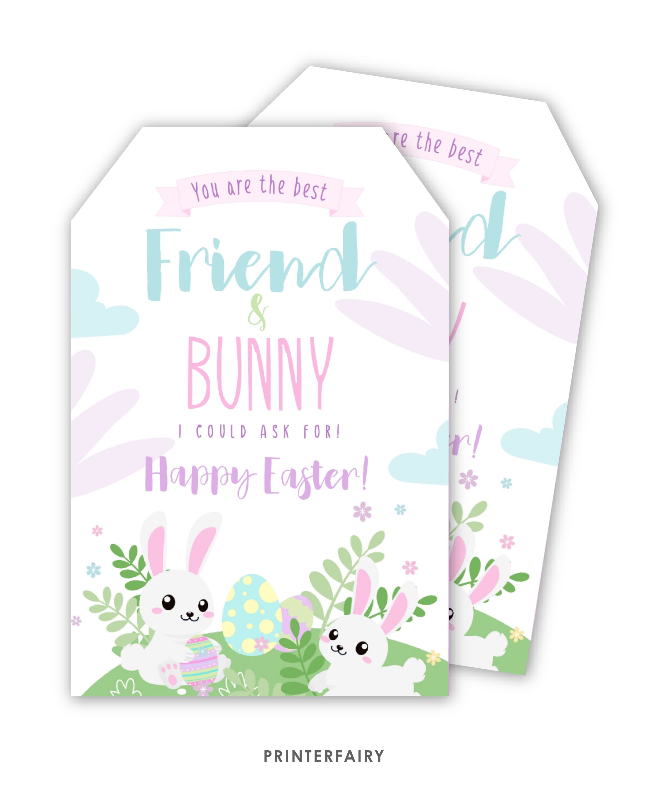 Easter Gift tags for Friends – PrinterFairy