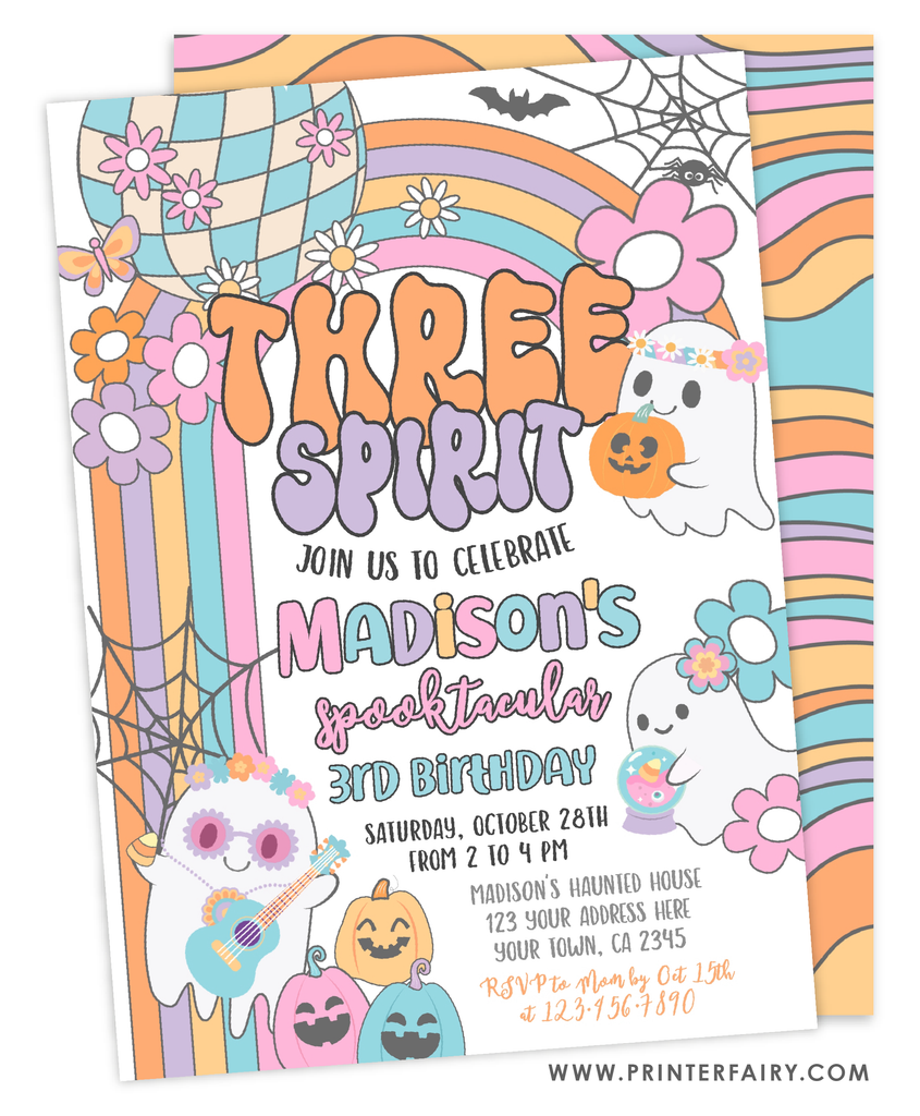 Three Spirit Invitation | PrinterFairy