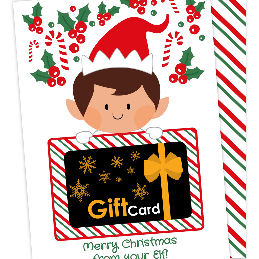 Elf Gift Card Holder Printable Template – PrinterFairy