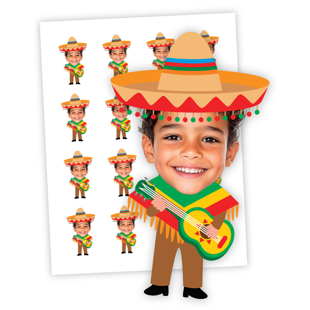 Muchachito Fiesta Toppers with Photo – PrinterFairy