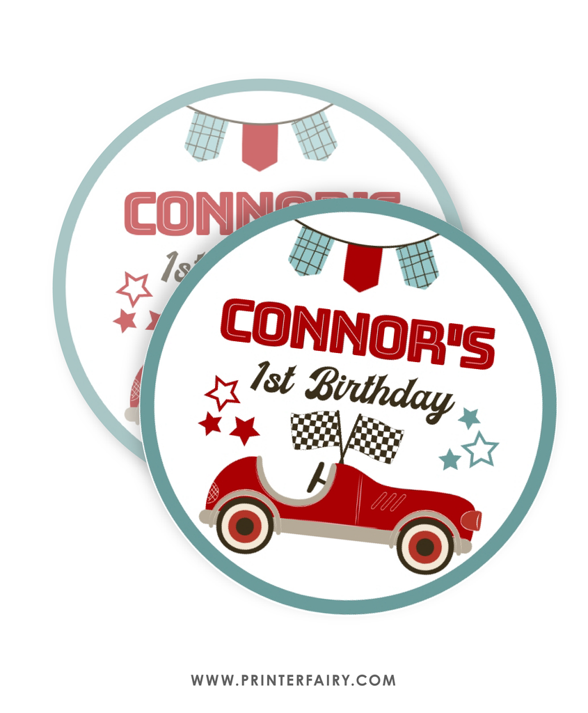 Race Car Toppers | PrinterFairy